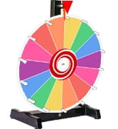 Prize Wheel 15 inch for fundraising, drinking party, team events, Metal ...