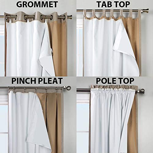 Thermaplus Superior Liner Blackout Curtain Lining By Commonwealth Home Fashions 45 Wide 77 Long Com