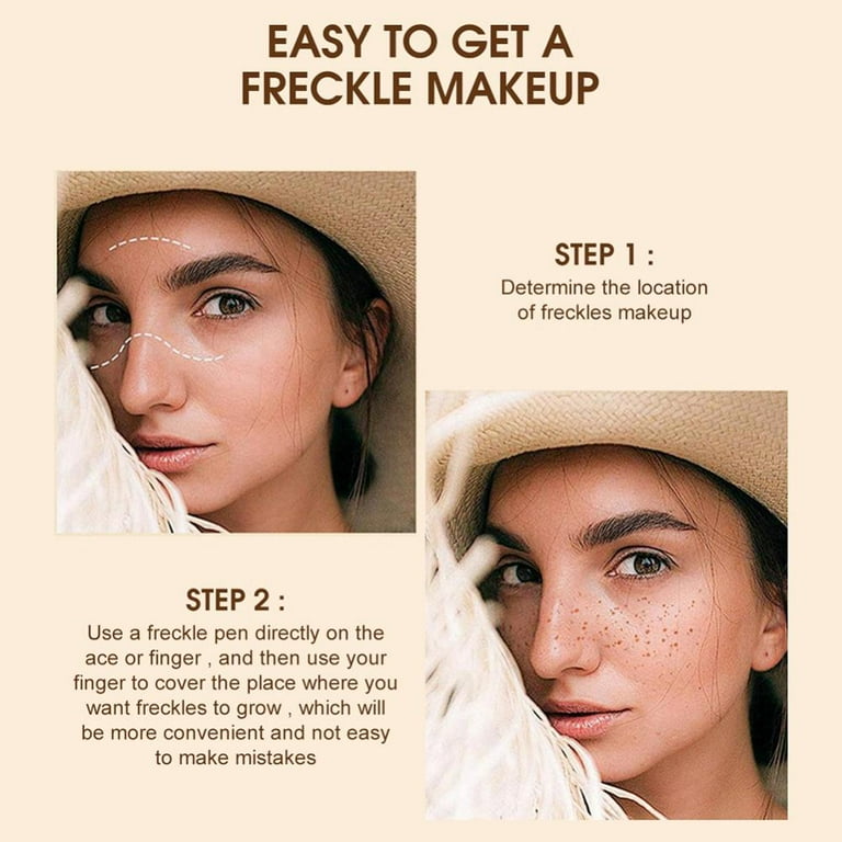 How To Make Freckles On Your Face With Makeup | Saubhaya Makeup