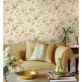 Mirage Marnie Maroon Peony Trail Wallpaper - Walmart.com
