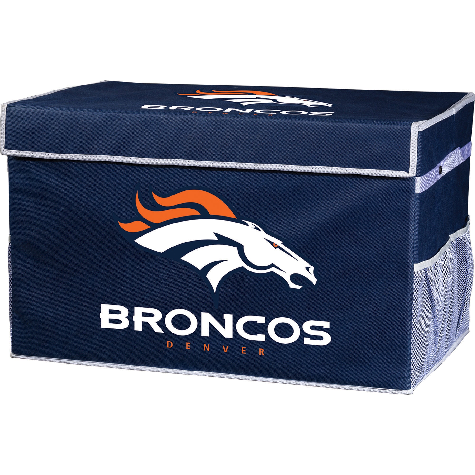 Franklin Sports NFL Denver Broncos Collapsible Storage Footlocker Bins ...
