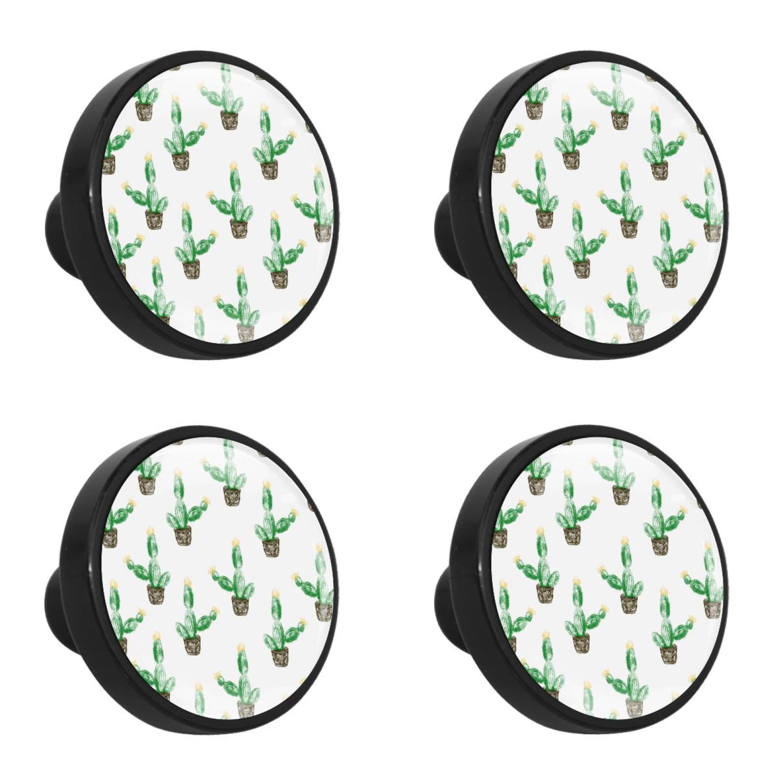 4 Pcs Cactus Knobs for Kitchen Cabinet Cupboard Dresser Bookcase Drawer ...