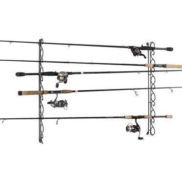 Organized Fishing 24-Rod Deluxe Round Floor Rack, Oak Finish - Walmart.com