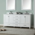 Avanity Modero-V72 Modero 72" Double Free Standing Wood Vanity Cabinet ...