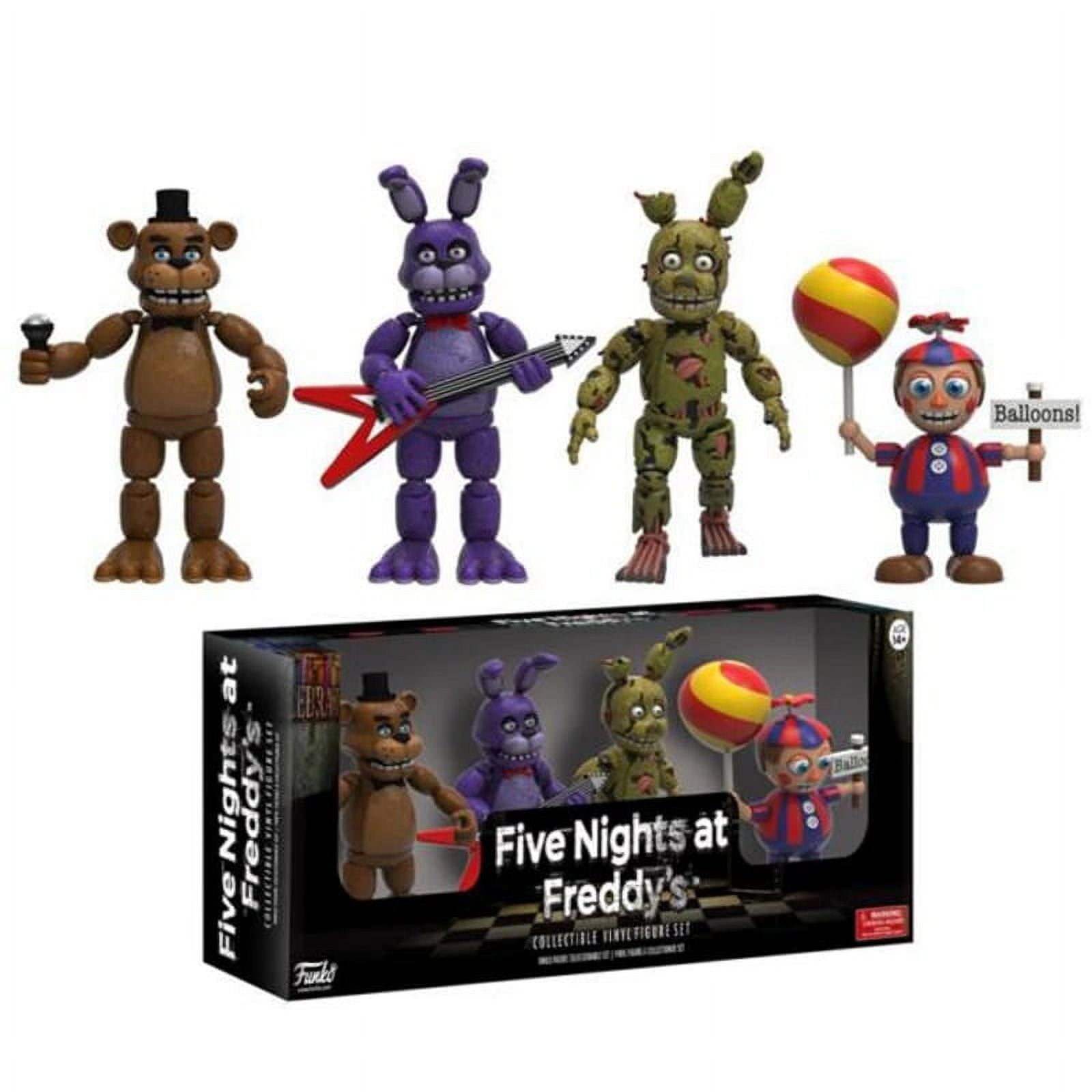 Click here for Yening Fnaf Figure Blacklight Freddy Foxy Bonnie C... prices