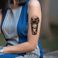 12 Realistic Temporary Tattoos Waterproof Long Lasting Body Stickers ...