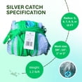 Silver Catch 6 Ft Cast Net with 3/8" Chain Bottom, 4 x 6 Inches ...