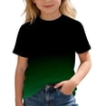 Big Shirts for Boys Girls Short Sleeve Gradient Color Print Knit ...