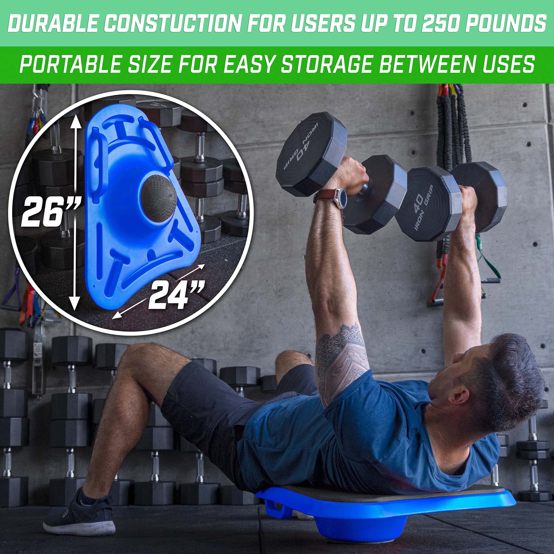 Buy GoSports Core Hub Fitness Plank Board with Smart Phone Integration ...