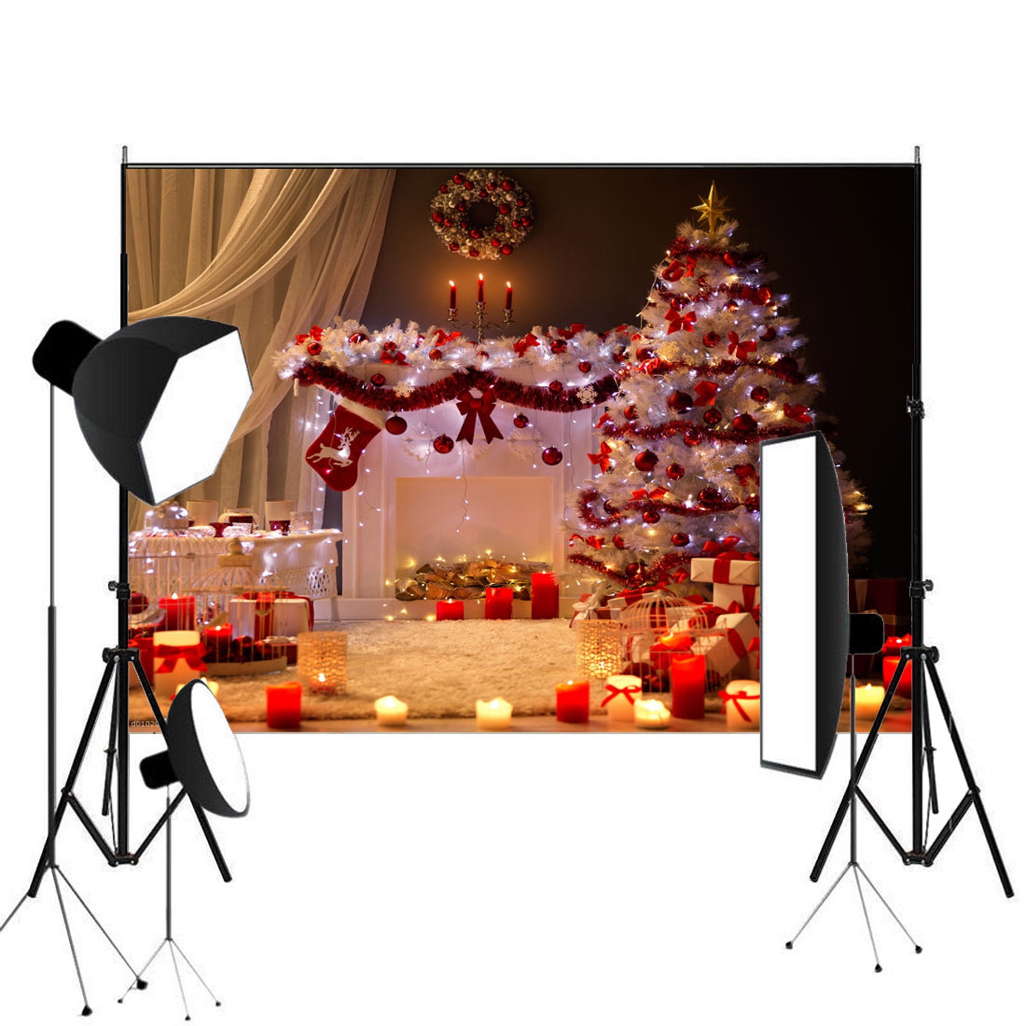 LELINTA 7x5ft Christmas Backdrop Photography Studio Vinyl Indoor ...