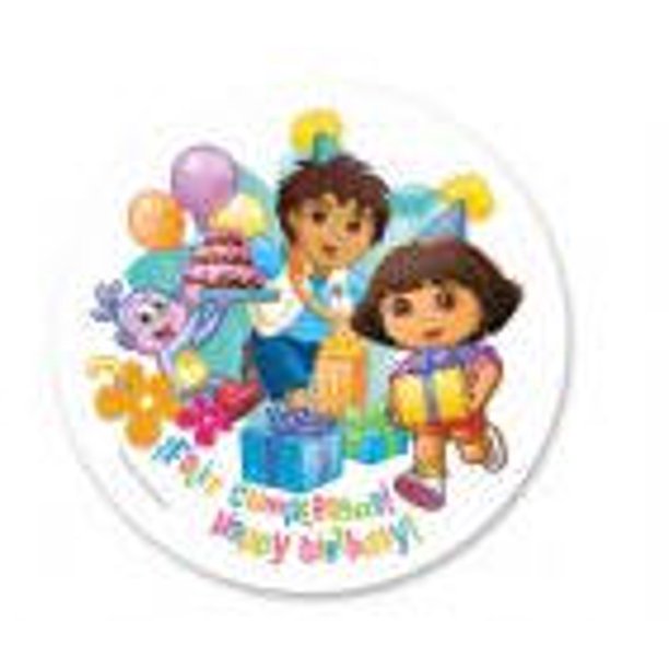 Dora the Explorer Feliz Cumpleanos -1/4 (Quarter Sheet) Edible Photo ...