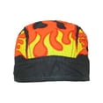 CTM Cotton Lined Flames Do Rag Cap (Men) - Walmart.com