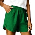 BLVB Shorts for Women Summer Casual Elastic Waist Loose High Waist ...