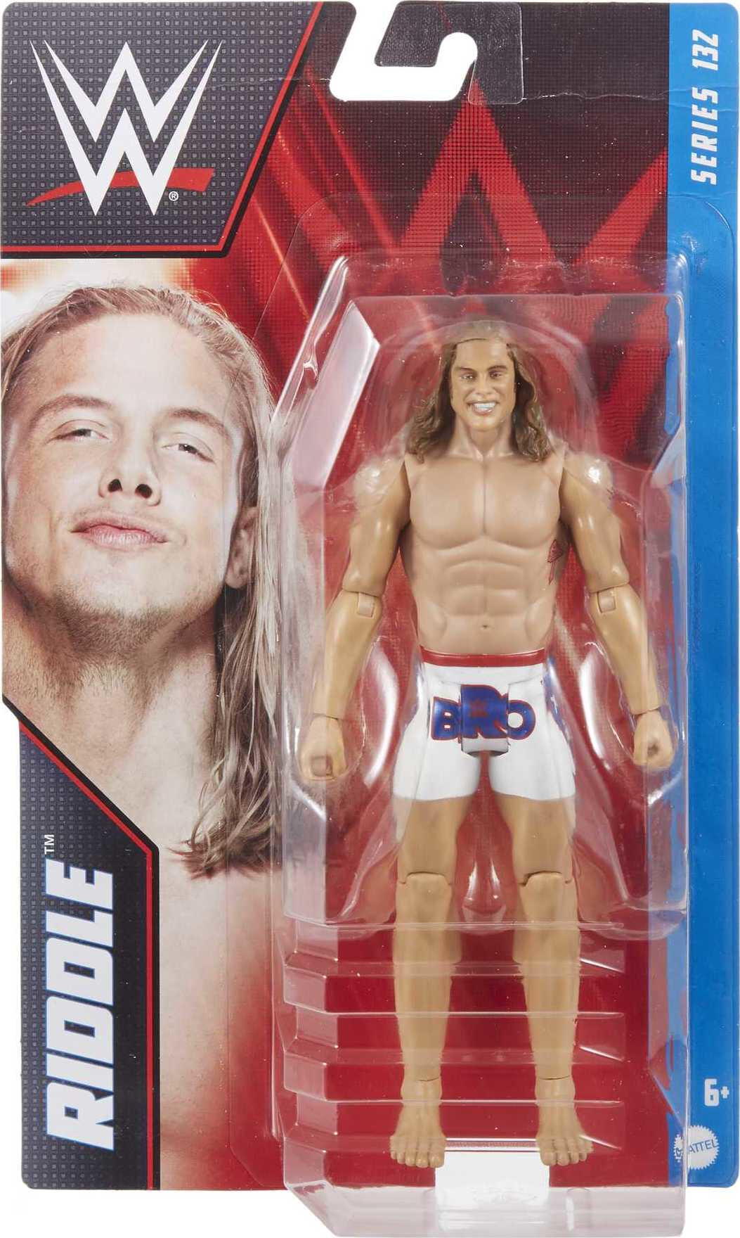 WWE Riddle Action Figure, 6-Inch Collectible For Ages 6 Years Old & Up ...