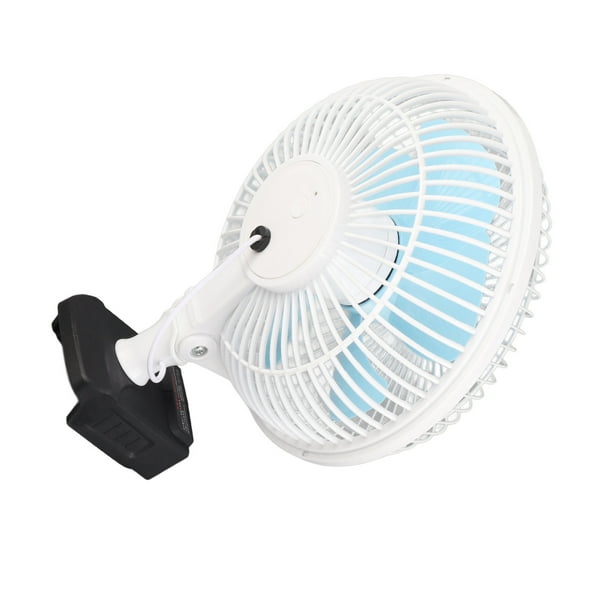 Work Fan, Multi Use 3 Gear Adjustable Fan ABS Metal Cordless Lithium ...