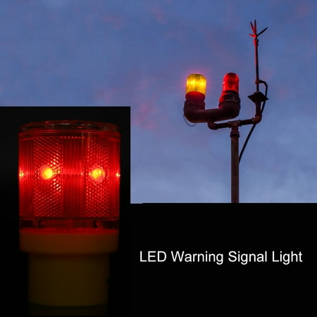 Flashing Car Warning Light, IP65 Waterproof 0.3W Solar LED Warning ...