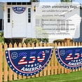 250 year anniversary Birthday Bunting Flag, 1776-2026 Commemorative ...