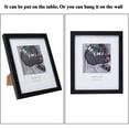 5 Pack 8 x 10 Inches Wooden Plexiglass Picture Frame with Mat Photo ...