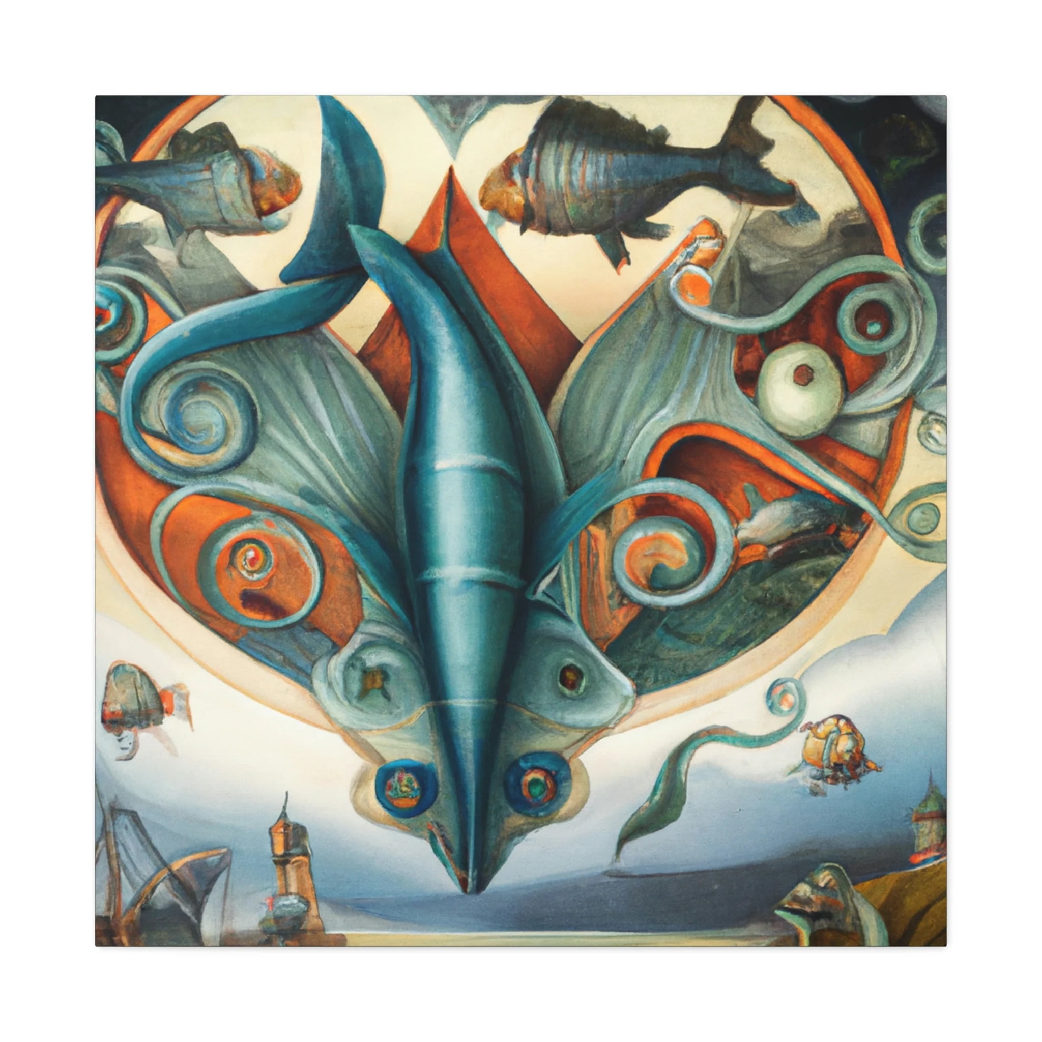 Fantastic Fish Fantasy - Canvas - Walmart.com