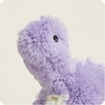 Intelex Warmies 13-Inch Plush Dino Toy, Soft Weighted Purple Long Neck ...