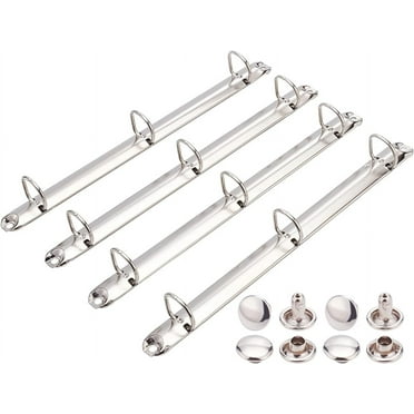 Visland 1PCS 3 Ring Metal Loose Leaf Binders Book Rings Snap Split ...