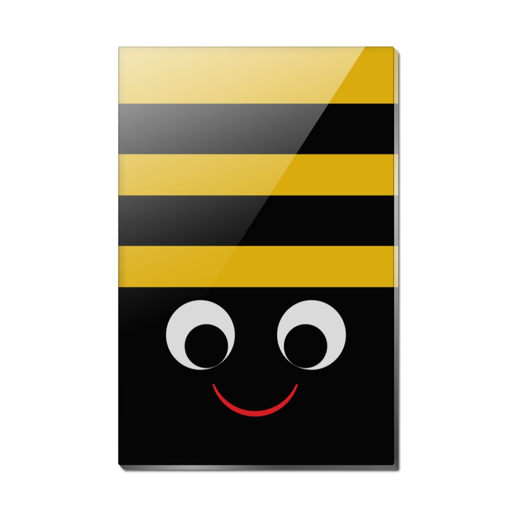 Bumble Bee Party Girl Birthday Rectangle Acrylic Fridge Refrigerator ...