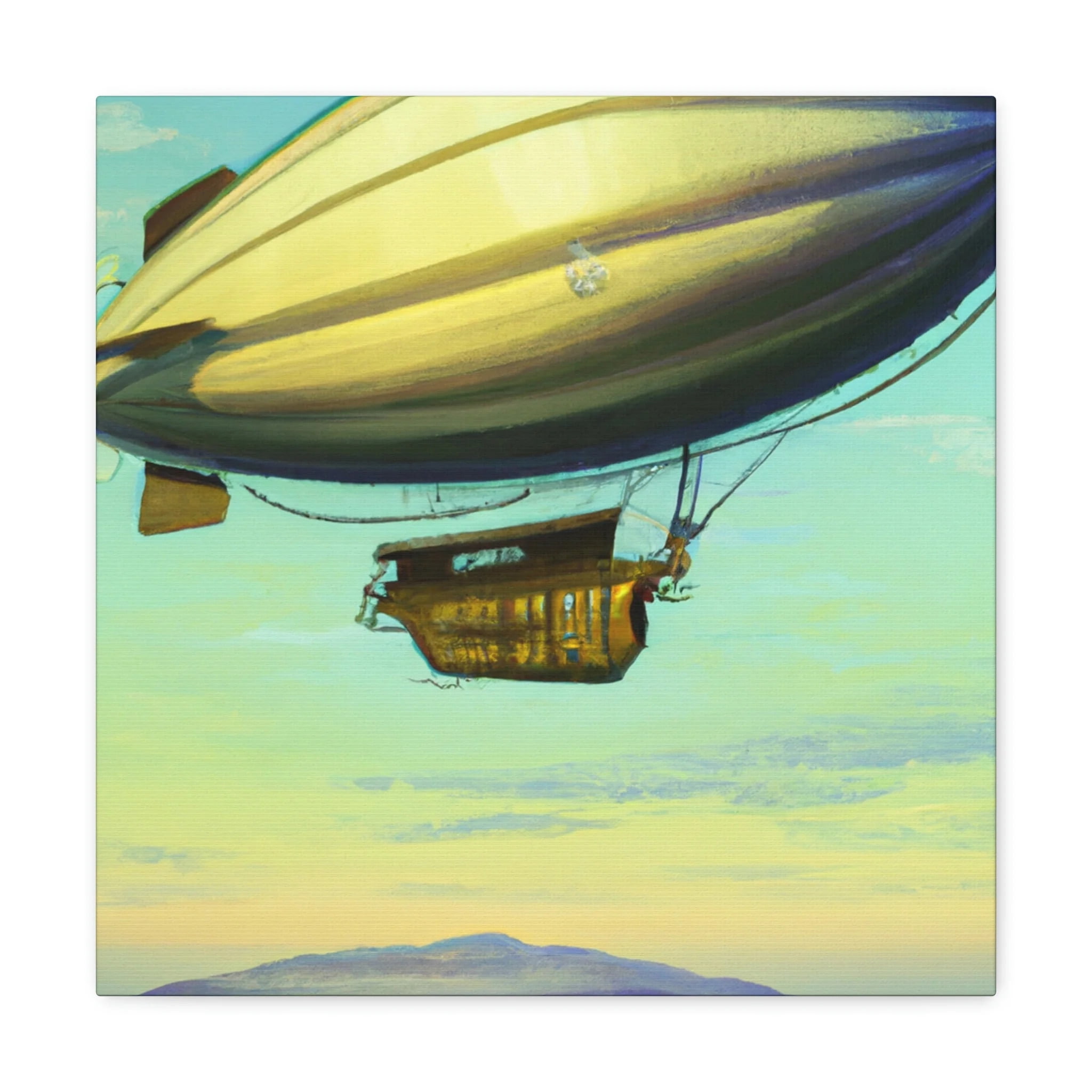 The Majestic Blimp Rise - Canvas - Walmart.com