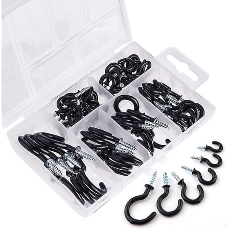 Vinyl Screw Hooks Ceiling Screw Hook 70 Pieces (6 Sizes) | Walmart Canada