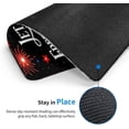 4th of July Mouse Pad Stars Stripes and Bright Bursts Rubber Mouse Mat ...