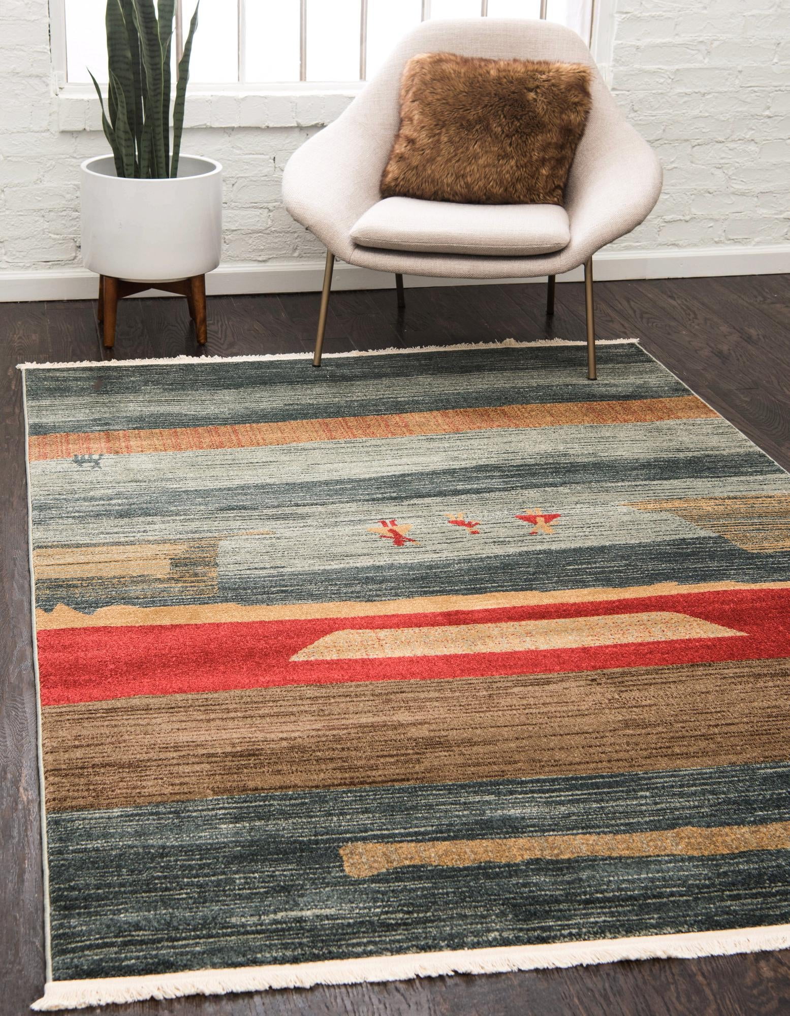 Rugs.com Kashkuli Gabbeh Collection Rug – 9' x 12' Blue Medium Rug ...