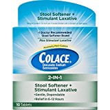Colace, Docusate Sodium Sennosides, 2-in-1 - Walmart.com - Walmart.com