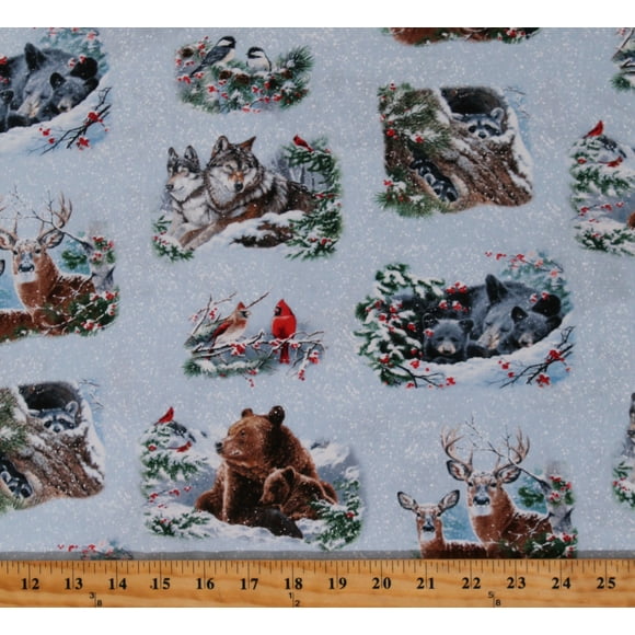 Wolf Fabric By The Yard