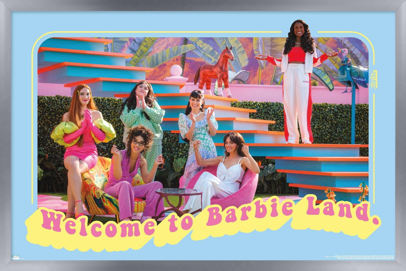 Mattel Barbie: The Movie - Welcome To Barbie Land Wall Poster, 14.725 ...