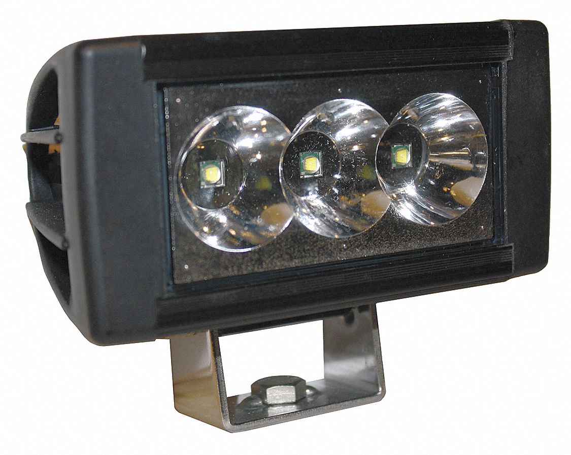 Railhead Gear Spot Light,2900 lm,Rectangular,LED,4" H KE-HDWL-30 ...