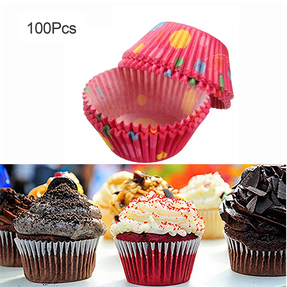 Hariumiu Kitchen 100Pcs Premium 3.5" Disposable Baking Cups: Regular ...