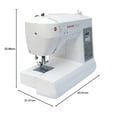 Singer Brilliance 6180 Sewing Machine with 180 Stitches and One-Step ...