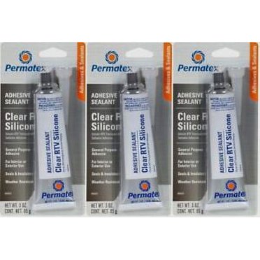 CRC RTV Silicone Adhesive/Sealants, 8 oz Pressurized Tube, Red ...