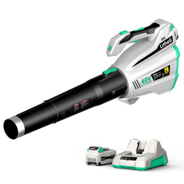 HART 40-Volt Cordless Brushless Backpack Blower Kit (1) 5.0Ah Lithium ...