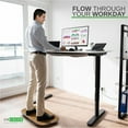 UNCAGED ERGONOMICS BASE+ Standing Desk Balance Board, Bamboo and ...