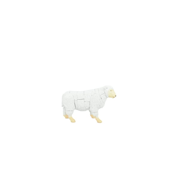 Sheep Realistic 3D Puzzle Toy Model Plastic Replica Animal Figure, Kids ...