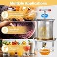 Mesh Beeswax Press Machine, Stainless Steel Honey Extractor, Manual ...