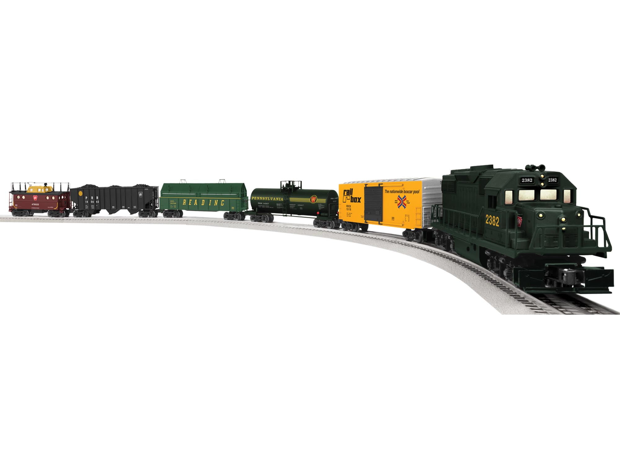 O-27 GP38 Deluxe LionChief Set, PRR/Keystone - Walmart.com