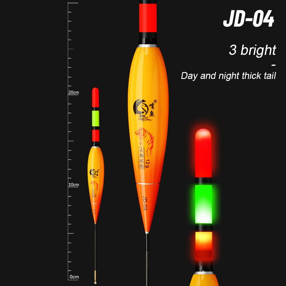 Smart Sensor Buoy Strike Slip Drift Tube LED Light Floats Bobbers Light ...