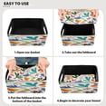 2 Pcs Foldable Felt Storage Bins Decorative Fabric Organizer Baskets ...