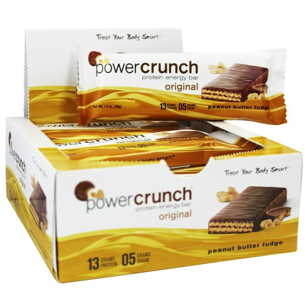 Power Crunch - High Protein Energy Wafer Bar Peanut Butter Fudge - 1.4 ...