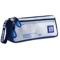 cpengpj Canvas Pencil Case, Holds 40 Pens, for Study Desk Stationery ...