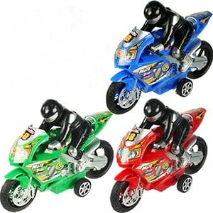 Friction Powered High Speed Motorcycles With Rider Toy For Kids "Set Of ...