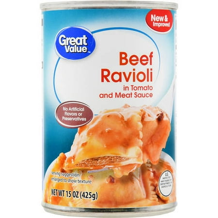 Great Value Beef Ravioli, 15 Oz - Walmart.com