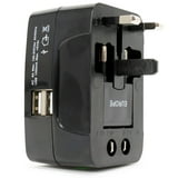 Miami CarryOn International Travel Adapter with Two USB Ports ...