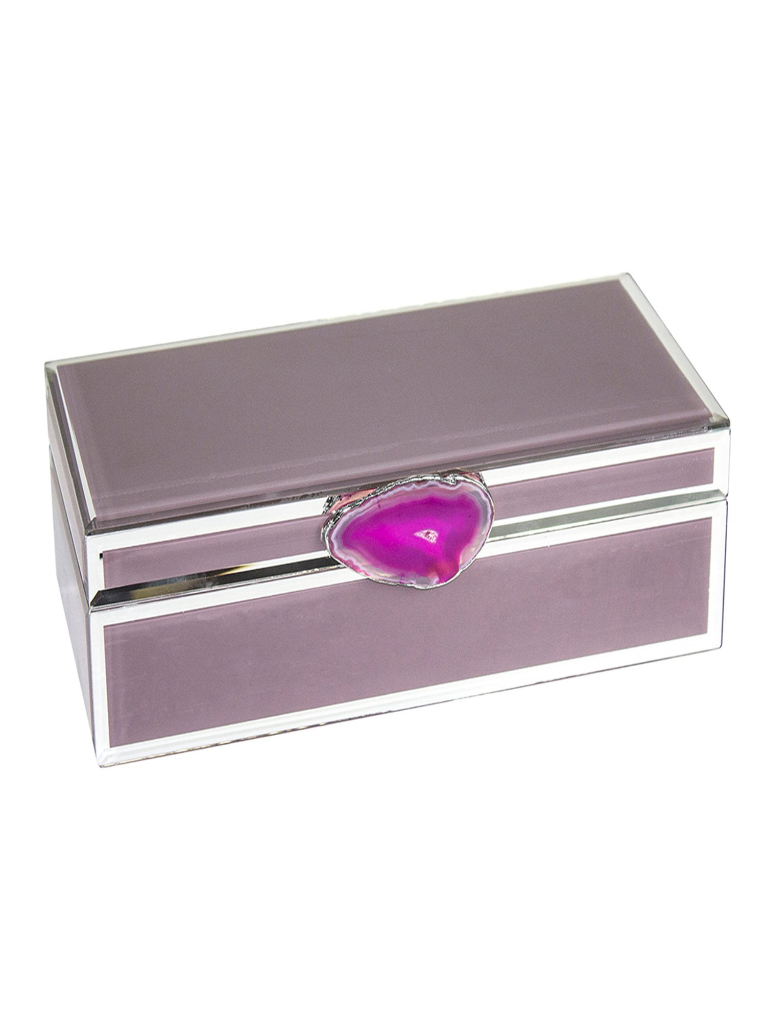 SageBrook Home Rectangular Box with Agate Accent - Walmart.com